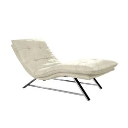 W.Schillig Relaxliege &raquo;daily dreams&laquo; in Waffelkissen-Optik, wahlweise mit Motor, Kufengestell, in 2 Breiten beige Stoff S37 (100% Polyester) B/H/T: 
