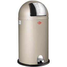 Wesco M&uuml;lleimer &raquo;Kickboy&laquo; 1 Beh&auml;lter Abfallsammler, 40 Liter silber Stahlblech B/H/T: 40cm x 75,5cm x 40cm, 40 l