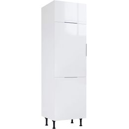 Optifit K&uuml;hlumbauschrank &raquo;Tara&laquo; wei&szlig; wei&szlig;, B/H/T: 60cm x 211,8cm x 58,4cm, T&uuml;ren: 2 Stk.