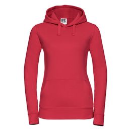 Russel Athletic Russell Damen Kapuzenpullover, 3lagig (Rot)