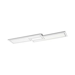 JUST LIGHT Deckenleuchte &raquo;EDGING&laquo; LED-Board 1 Stk. warmwei&szlig; - kaltwei&szlig; LED, CCT - &uuml;ber Fernbedienung, dimmbar &uuml;ber Fernbedienung wei&szlig; 1, 1 Stk.