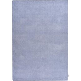 Tom Tailor HOME Hochflor-Teppich &raquo;Shaggy Teppich Cozy&laquo; rechteckig 25 mm H&ouml;he Uni Farben, auch in Pastell Farben, weich & kuschelig blau Polyester B : 