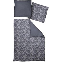 Adam Wendebettw&auml;sche &raquo;Flower Cuv&eacute;e light&laquo; 2 Stk. aus 100 % Bio-Baumwolle, 2 teilig - Bettw&auml;sche Set blau Renforc&eacute;, Obermaterial: 100% Baumwolle B/L: 155cm 