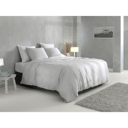 ZO HOME Bettw&auml;sche &raquo;Zohome Baumwolle Mako-Satin Bettw&auml;sche Satinado&laquo; 1 Stk. Bettw&auml;sche aus 100% Baumwolle, hochwertige Mako-Satin, ab 135x200 cm. grau