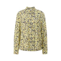 comma, Comma Casual Identity Bluse Damen Gr&ouml;&szlig;e XS gelb / schwarz / wei&szlig;