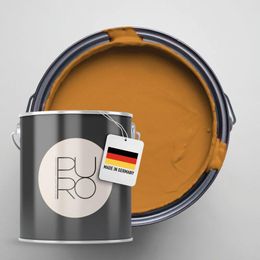 A.S. Cr&eacute;ation Wandfarbe &raquo;Premium Innenwandfarbe PURO Tuchmatt dusty orange&laquo; ideal f&uuml;r Wohnzimmer, Schlafzimmer, Flur und K&uuml;che, Farbwelt Orange orange 2,5 l 2,5ml