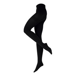 Nur Die Feinstrumpfhose ' Flauschige Baumwolle ' Damen Gr&ouml;&szlig;e L/XXL schwarz