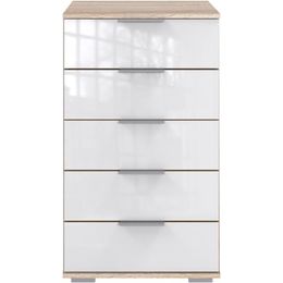 wimex Schubkastenkommode &raquo;Easy&laquo; mit Glas- oder Spiegelfront braun B/H/T: 49cm x 102cm x 41cm, 5 Stk.