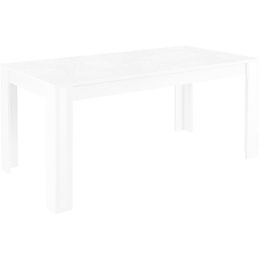 Home Affaire Esstisch &raquo;Miro&laquo; Breite 180 cm mit oder ohne Ansteckplatten wei&szlig; B/H/T: 180cm x 79cm x 90cm,mit Auszug