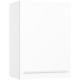 KOCHSTATION H&auml;ngeschrank &raquo;KS-Bern2&laquo; Breite 50 cm, 1 T&uuml;r, 2 Einlegeb&ouml;den wei&szlig; Holzwerkstoff B/H/T: 50cm x 70,4cm x 34,9cm, T&uuml;ren: 1 Stk.