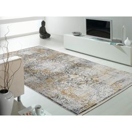 OCI DIE TEPPICHMARKE Teppich &raquo;IMPRESSION VERA&laquo; rechteckig 8 mm H&ouml;he Vintage, feine Fransen, leichter Glanz durch Viskose, Wohnzimmer bunt Viskose B : 