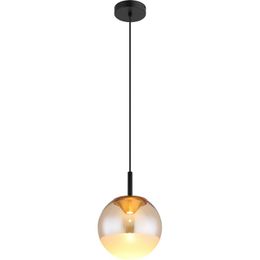 Globo LIGHTING H&auml;ngeleuchte &raquo;SEVERIN&laquo; LED-Modul 1 Stk. Warmwei&szlig; H&auml;ngelampe Esszimmer-Leuchte Esstischleuchte Wohnzimmer &Oslash; 25cm H: 130cm, 1 Stk.