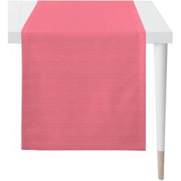 Apelt Tischdecke &raquo;3800&laquo; Outdoorstoff pink Baumwolle, Polyester B/L: 140cm x 48cm, 1 Stk., rechteckig