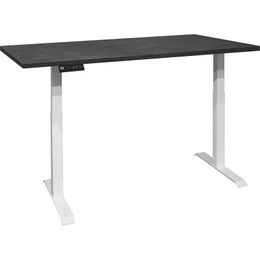 M&auml;usbacher Schreibtisch &raquo;Big System Office&laquo; Breite 180 cm, elektrisch h&ouml;henverstellbar schwarz-wei&szlig; B/H/T: 180cm