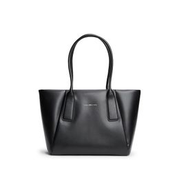 Tommy Hilfiger Damen Tragetasche &raquo;TH ESSENTIAL TOTE&laquo; Damen Schultertasche, Henkeltasche mit goldfarbener Logopr&auml;gung schwarz B/H/T: 44cm x 27cm x 17cm