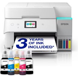 Epson Multifunktionsdrucker &raquo;EcoTank ET-4956&laquo; wei&szlig; Beidseitiger Druck, Display