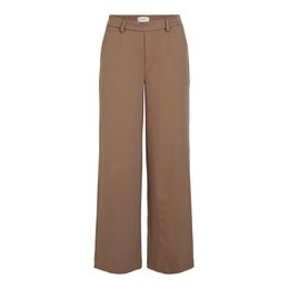 Object Pleat-Front Pants 'OBJLisa' female size 42 Brown