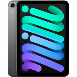 Apple Tablet &raquo;iPad mini 2024 Wi-Fi + Cellular 512GB&laquo; (21,08 cm / 8.3 &prime;&prime;) iPadOS 512 GB Retina 5G ) grau Verf&uuml;gbar ab 23. Oktober, Lade-Adapter bitte separat