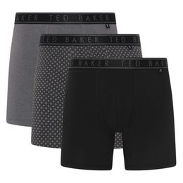 Ted Baker 3er Pack Herren Weiche Atmungsaktive Baumwoll Boxershorts
