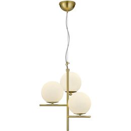Trio Leuchten Pendelleuchte &raquo;Pure&laquo; E14 1 Stk. H&auml;ngeleuchte, H&auml;ngelampe, Leuchtmittel tauschbar wei&szlig; 3, &Oslash; 16cm H: 150cm, 1 Stk.