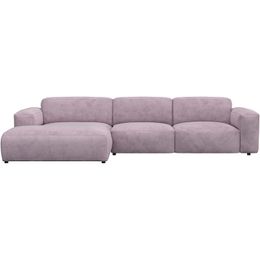 FLEXLUX Ecksofa &raquo;Lucera bequem und komfortabel durch hochwertigen Sitzaufbau, L-Form&laquo; modern & anschmiegsam, Kaltschaum, Stahl-Wellenunterfederung 