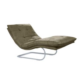 W.Schillig Relaxliege &raquo;daily dreams&laquo; in Waffelkissen-Optik, wahlweise mit Motor, silber matt, in 2 Breiten gr&uuml;n Longlife Xtra-Leder Z69: Das 