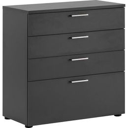 Schildmeyer Aktenschrank &raquo;Serie 1500&laquo; grau FSC -zertifizierter Holzwerkstoff Anthrazit, B/H/T: 80,2cm x 84,2cm x 41cm, Schubladen: 3 Stk.