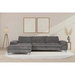 Die PlanBar Ecksofa &raquo;Recamiere MP-IN14007 L-Form, Breite 318 cm&laquo; wahlweise mit Schlaffunktion und verstellbaren Kopfst&uuml;tzen 100% Polyester B/H/T: 