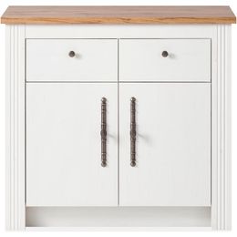 OTTO home Unterschrank &raquo;KS-Westminster&laquo; im romantischen Landhausstil, Breite 100 cm, exclusiv by Otto wei&szlig; B/H/T: 100cm x 92cm x 60cm