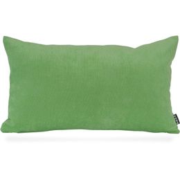 HOCK Dekokissen &raquo;Versatil&laquo; Sofakissen inkl. F&uuml;llung, 50x30cm, einfarbig, pink, Samt, Dekokissen gr&uuml;n Baumwolle, Polyester B/L: 50cm x 30cm, 1 Stk.