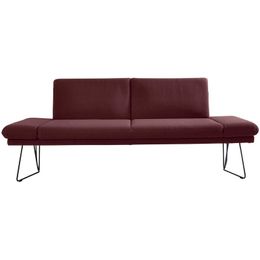 K+w Komfort & Wohnen K+W Komfort & Wohnen Essbank &raquo;Pego Polsterbank&laquo; Seitenteilverstellung, wahlweise in 206 oder 226cm rot B/H/T: 206cm x 88cm x 66cm, Flachgewebe Q2 2250