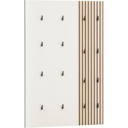 Welltime Garderobenpaneel &raquo;Alexa, Hakenpaneel, Made in Germany, B: 73,5 cm&laquo; Solide Verarbeitung - Dieses Produkt ist in Deutschland gefertigt beige 