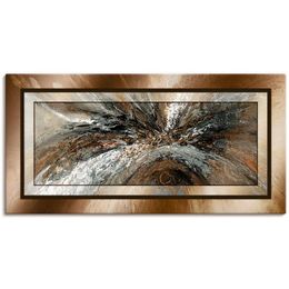 Artland Wandbild &raquo;Gold Abstrakt 1&laquo; Gegenstandslos 1 Stk. tlg. als Alubild, Leinwandbild, Poster in verschied. Gr&ouml;&szlig;en braun B/H/T: 60cm x 30cm, Leinwandbild 