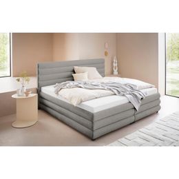 LeGer Home by Lena Gercke Polsterbett &raquo;Maylis&laquo; wahlweise mit und ohne Matratze und Lattenrost, auch in 200cm Breite grau 100% Polyester Liegefl&auml;che 