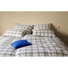Elegante Bettw&auml;sche &raquo;Livingston&laquo; 2 Stk. angenehmes Hautgef&uuml;hl Flanell, Obermaterial: 100% Baumwolle B/L: 135cm x 200cm, 1 Stk., 1 Stk., Flanell, B/L: 80cm x 