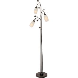 NOWA Stehlampe &raquo;VENEZIA&laquo; E14 1 Stk. Stehleuchte, antik, Wohnzimmer, Schlafzimmer, Flur braun 1 Stk.