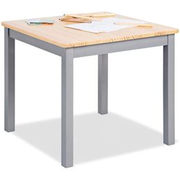 Pinolino Kindertisch &raquo;Fenna, grau/natur&laquo; f&uuml;r Kinder beige B/H/T: 57cm x 51cm x 57cm