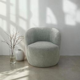 DOMO collection Sessel &raquo;Obidos moderner Loungesessel&laquo; Struktur weich, grau grau 95% Polyester, 5% Nylon Struktur weich, B/H/T: 72cm x 72cm x 76cm