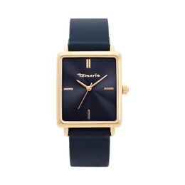 Tamaris Damen Quarzuhr Armbanduhr, Damenuhr, Silikonarmband, analog blau Einheitsgr&ouml;&szlig;e