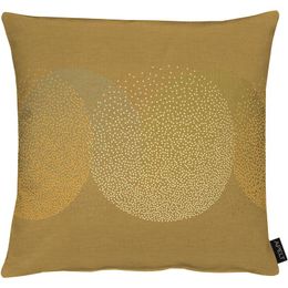 Apelt Dekokissen &raquo;5234&laquo; Kissenh&uuml;lle mit F&uuml;llung, 1 St&uuml;ck gelb Polyester B/L: 48cm x 48cm, 1 Stk.