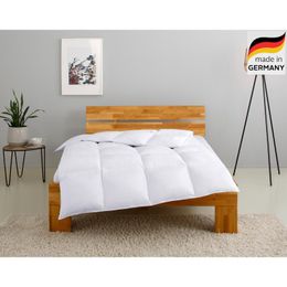 OTTO home Federbettdecke &raquo;RINA, Bettdecke in 135x200 cm & 155x220 cm, Made in Germany&laquo; warm F&uuml;llung 70% Federn & 30% Daunen Bezug Baumwolle 1 Stk. tlg
