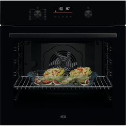 AEG Pyrolyse Backofen SurroundCook Back&ouml;fen der Serie 5000 &raquo;TU5PB40WSK&laquo; mit Pyrolyse-Selbstreinigung Komfort: Intuitives LED‐Touchdisplay mit 45 