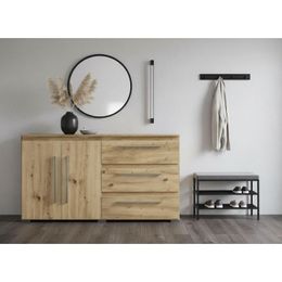 Home Affaire Kombikommode &raquo;Bali&laquo; mit Melamin-Oberfl&auml;che beige Holzwerkstoff, Kunststoff B/H/T: 169cm x 92cm x 50cm, 3 Stk., 2 Stk.