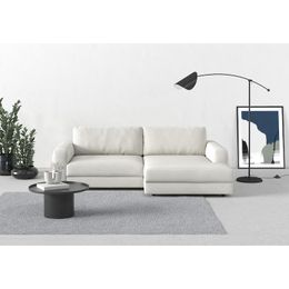 Trendmanufaktur Ecksofa &raquo;Bourbon Mega_Ecke mit tollem Sitzkomfort, Breite 250cm, L-Form&laquo; mit extra hohem Sitzkomfort, auch in Cord erh&auml;ltlich silber 