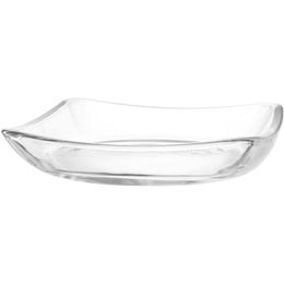 Leonardo Schale &raquo;PIAZZA, Teller ca. 20 cm, 4er-Set&laquo; 4 Stk. aus Glas sp&uuml;lmaschinengeeignet transparent Glas &Oslash; 19,6cm