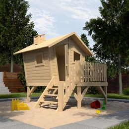Weka Spielhaus &raquo;Tabaluga Abenteuerspielhaus Lotti&laquo; BxTxH: 214,5x223,5x216 cm beige Holzwerkstoff Einheitsgr&ouml;&szlig;e