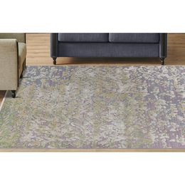 Kayoom Teppich &raquo;Milan 325&laquo; rechteckig 5 mm H&ouml;he ca. 436.800 Points/qm, Kurzflorteppich, weiche Haptik, hochwertig gr&uuml;n Polypropylen B : 160cm 1 Stk., 5mm, L: