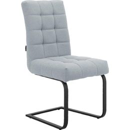 OTTO home Esszimmerstuhl &raquo;Nanaimo&laquo; () 2 Stk.Stoff recyceltes Polyester, Sitz und R&uuml;cken gepolstert, Sitzh&ouml;he 49 cm grau Stoff B/H/T: 47cm x 95cm x 