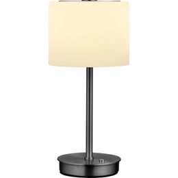 HELL h&ouml;llisch gutes Licht LED Tischleuchte &raquo;ABBY&laquo; LED-Modul 1 Stk. Warmwei&szlig; Tastdimmer beige 1, &Oslash; 15cm H: 34cm, 1 Stk.