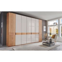 Wiemann Kleiderschrank &raquo;Cardiff, Massivholzt&uuml;ren in Kombination mit Glas- oder Spiegelt&uuml;ren&laquo; 4 Breiten, 2 H&ouml;hen 216/236cm ausw&auml;hlbar, hochwertiges 